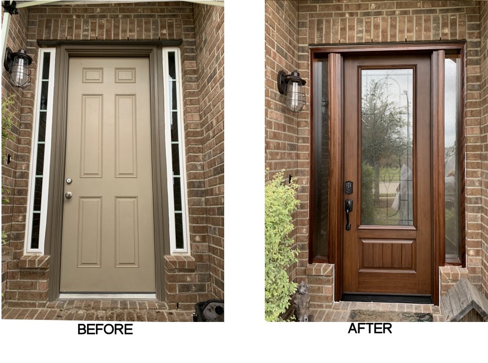 DIY Front Door Customization - Southern Front Door