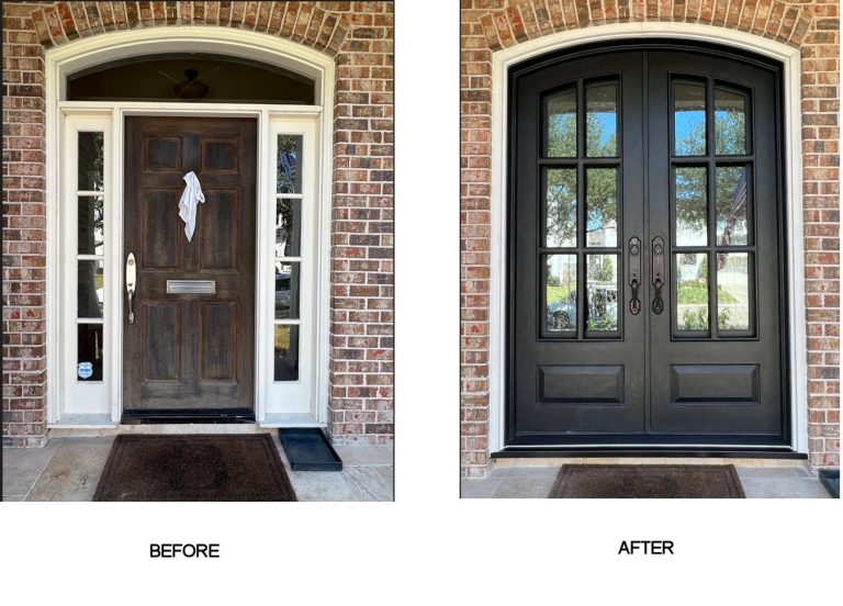An Inexpensive Modern Front Door That Lasts | Houston, TX