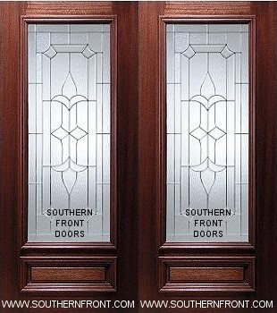 3/4 Lite Entry Doors - Southern Front Door