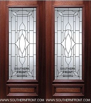 3/4 Lite Entry Doors - Southern Front Door