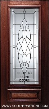 3/4 Lite Entry Doors - Southern Front Door