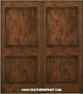6-8 Knotty Alder Solid Doors - Click Here - Southern Front Door