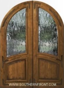 8 FT Round Top Double Doors - Southern Front Door