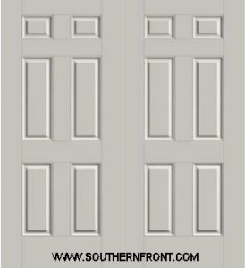 Smooth Star Solid Panel - Southern Front Door