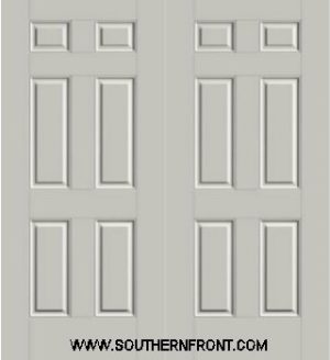 Smooth Star Solid Panel - Southern Front Door